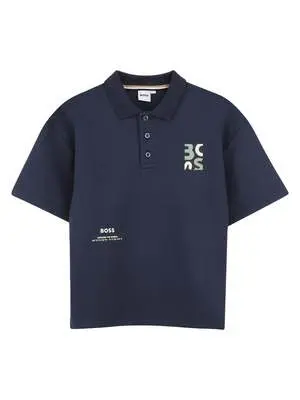 BOSS Polo Maniche Corte Con Logo