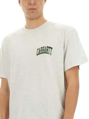 Carhartt Work In Progress Organic Cotton T-shirt With Graphic Logo