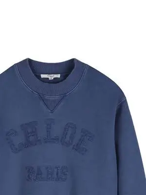Chloé Logo Sweatshirt - White