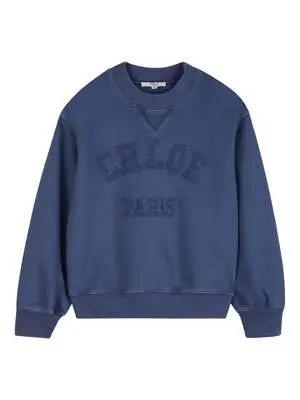 Chloé Logo Sweatshirt - White