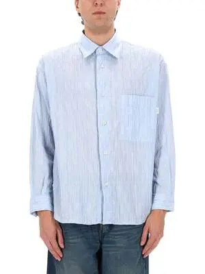 AMISH SUPPLIES Crinkled Cotton Blend Shirt