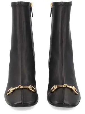 Gucci Ankle Boots With Horsebit Detail