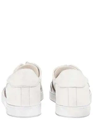 Gucci Lamb Leather "stretch" Sneakers - White