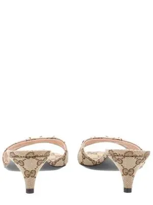 Gucci Horsebit Mules - Beige