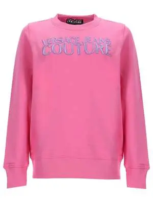 Versace Cotton Jersey Sweatshirt - Pink