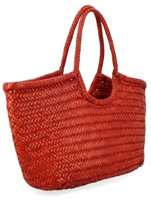 Dragon Diffusion Nantucket Large Woven Tote Bag - Orange