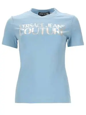Versace Logo T-shirt - Azure