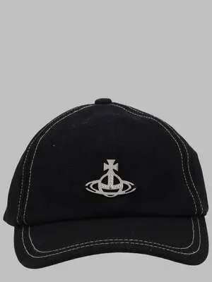 VIVIENNE WESTWOOD Edgewear Baseball Cap - Black