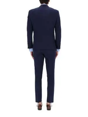 BOSS Two-piece Suit With Micro-pattern