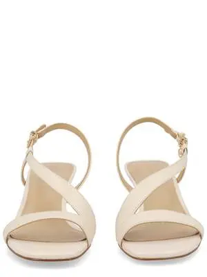 Michael Kors Jaida Heeled Sandals - Ivory
