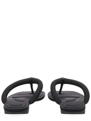 Alexander Wang Jenna Tubular Thong Sandals - Black