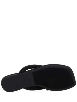 Alexander Wang Jenna Tubular Thong Sandals - Black