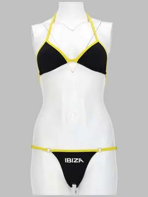 Attico Il Primo Bagno" Bikini Set - Black