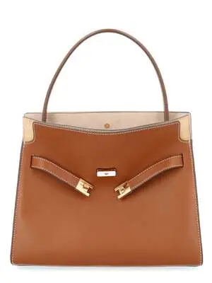 Tory Burch Lee Radziwill Small Leather Satchel