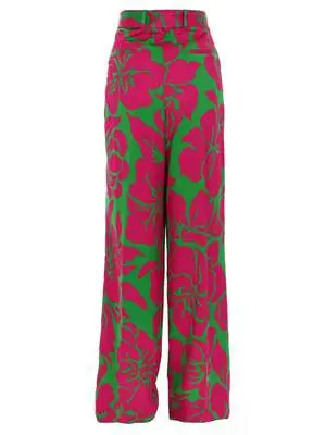 Dries Van Noten Floral Wide-leg Trousers - Multicolour