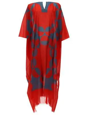 Dries Van Noten Cartland Printed Cotton Caftan - Multicolour