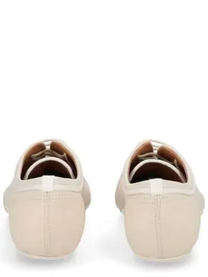 Dries Van Noten Leather Ballerina Sneakers - White