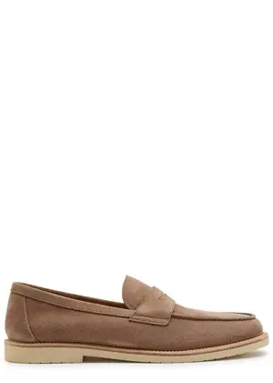 Brunello Cucinelli Round Toe Loafers For Men