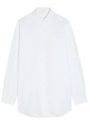 AGOLDE X Maria Mcmanus Cotton-poplin Shirt With Embroidered Logo