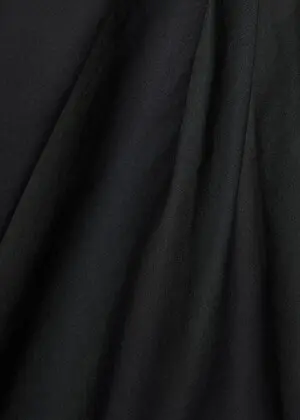 Staud Bellaria Ruched Stretch-cotton Midi Dress
