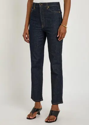 Khaite Abigail Slim Straight-leg Jeans