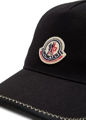 Moncler Logo Appliqué Baseball Cap