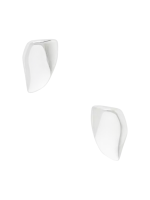 Bottega Veneta Sculptural Earrings - Silver