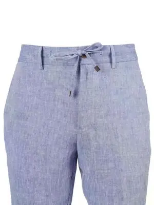 BERWICH Sky Linen Drawstring Trousers