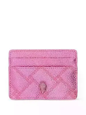 Kurt Geiger Quilted Metallic Cardholder