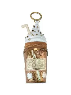 Kurt Geiger Embellished Coffee Cup Keyring