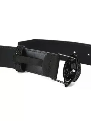Kurt Geiger Crystal Embellished Eagle Head Belt