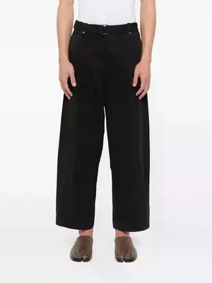 ENTIRE STUDIOS Gully Straight-leg Trousers - Black