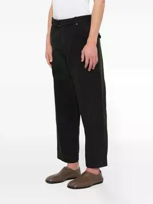 ENTIRE STUDIOS Gully Straight-leg Trousers - Black