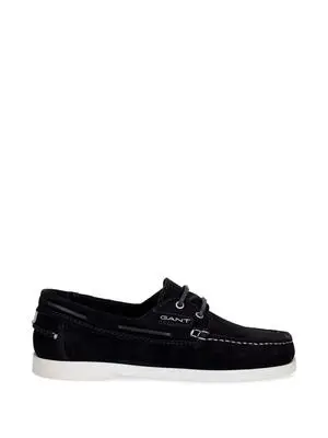 Gant Suede Boat Shoes - Black