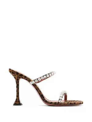 Amina Muaddi Gigi Crystal-embellished Heeled Sandals