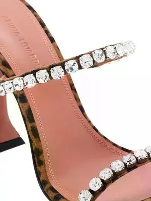 Amina Muaddi Gigi Crystal-embellished Heeled Sandals