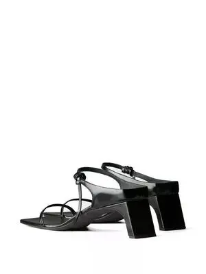 Calvin Klein Square-toe Knotted Sandals