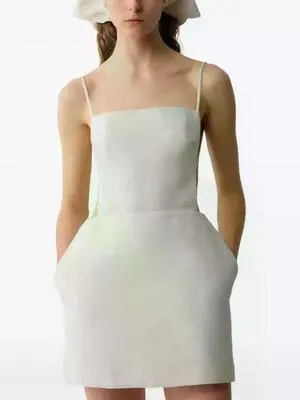 Calvin Klein Off-white Cut-out Backless Dress - Neutrals