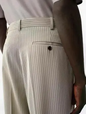 Calvin Klein Pinstripe Pleated Trousers