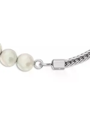 DIESEL® Pearl-embellished Chain Bracelet
