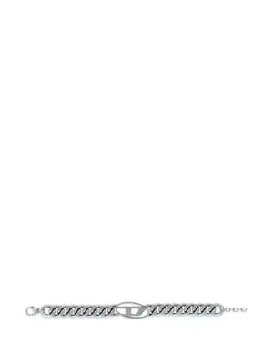 DIESEL® Oval D Crystal-embellished Bracelet