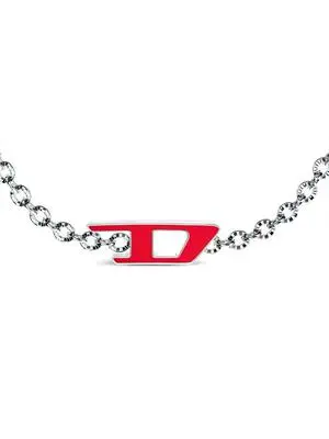 DIESEL® Enamel D Logo Chain Bracelet