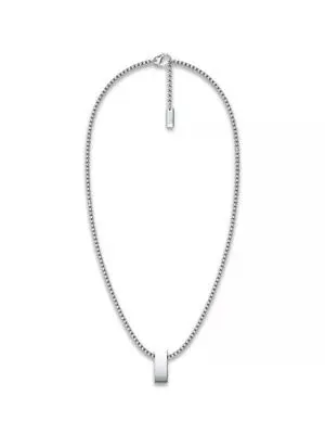 DIESEL® Enamel D Logo Pendant Necklace