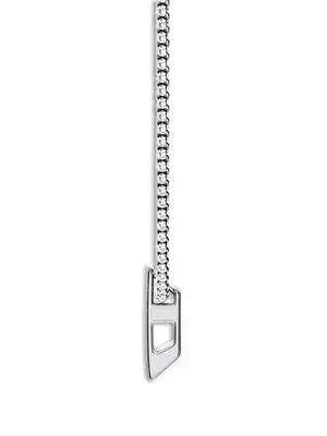 DIESEL® Enamel D Logo Pendant Necklace