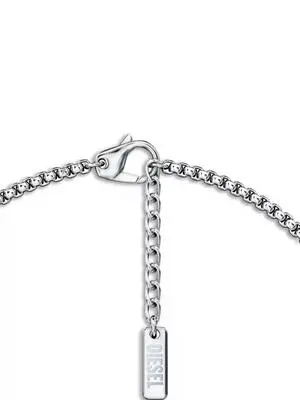 DIESEL® Enamel D Logo Pendant Necklace