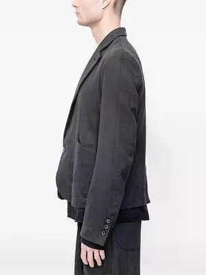 THE VIRIDI-ANNE Herringbone-pattern Notch-lapels Blazer