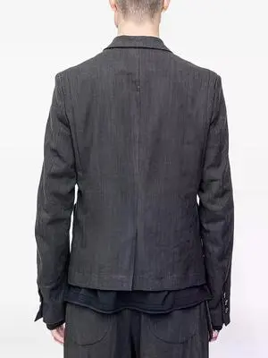 THE VIRIDI-ANNE Herringbone-pattern Notch-lapels Blazer