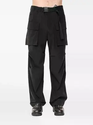 THE VIRIDI-ANNE Water-repellent Stretch Pants - Black