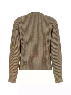 Brunello Cucinelli Rib-knit Sequin Embellished Sweater