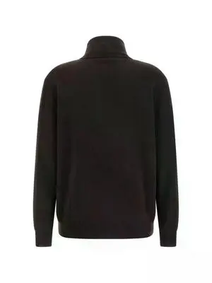 Brunello Cucinelli High-neck Cashmere Sweater With Monile Detail